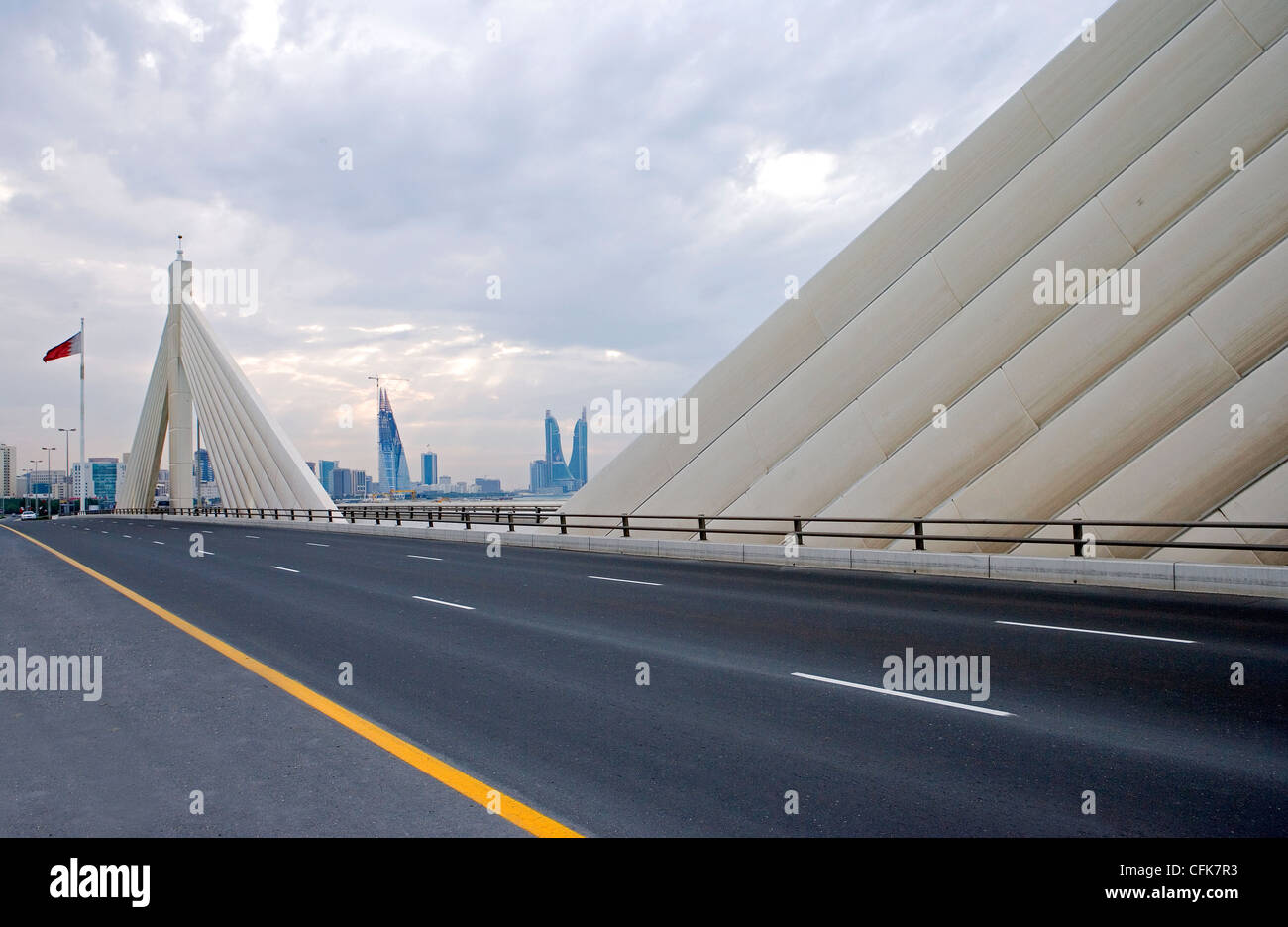 Bahrain, Manama, the Isa Shaikh Causeway Stock Photo - Alamy