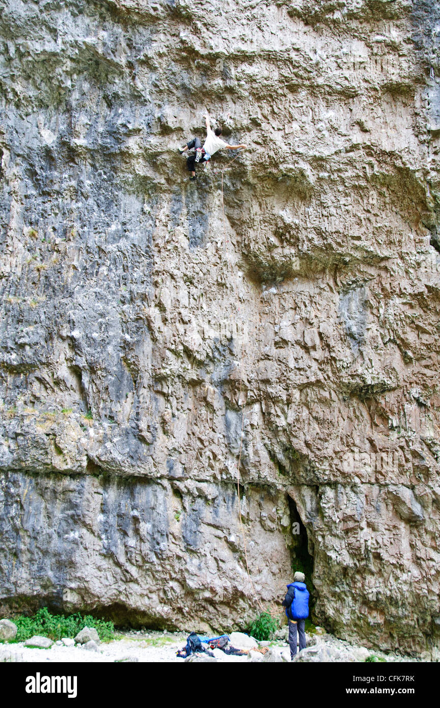 Gordale Scar is a dramatic limestone ravine,Climbers Paradise,Abseiling ...