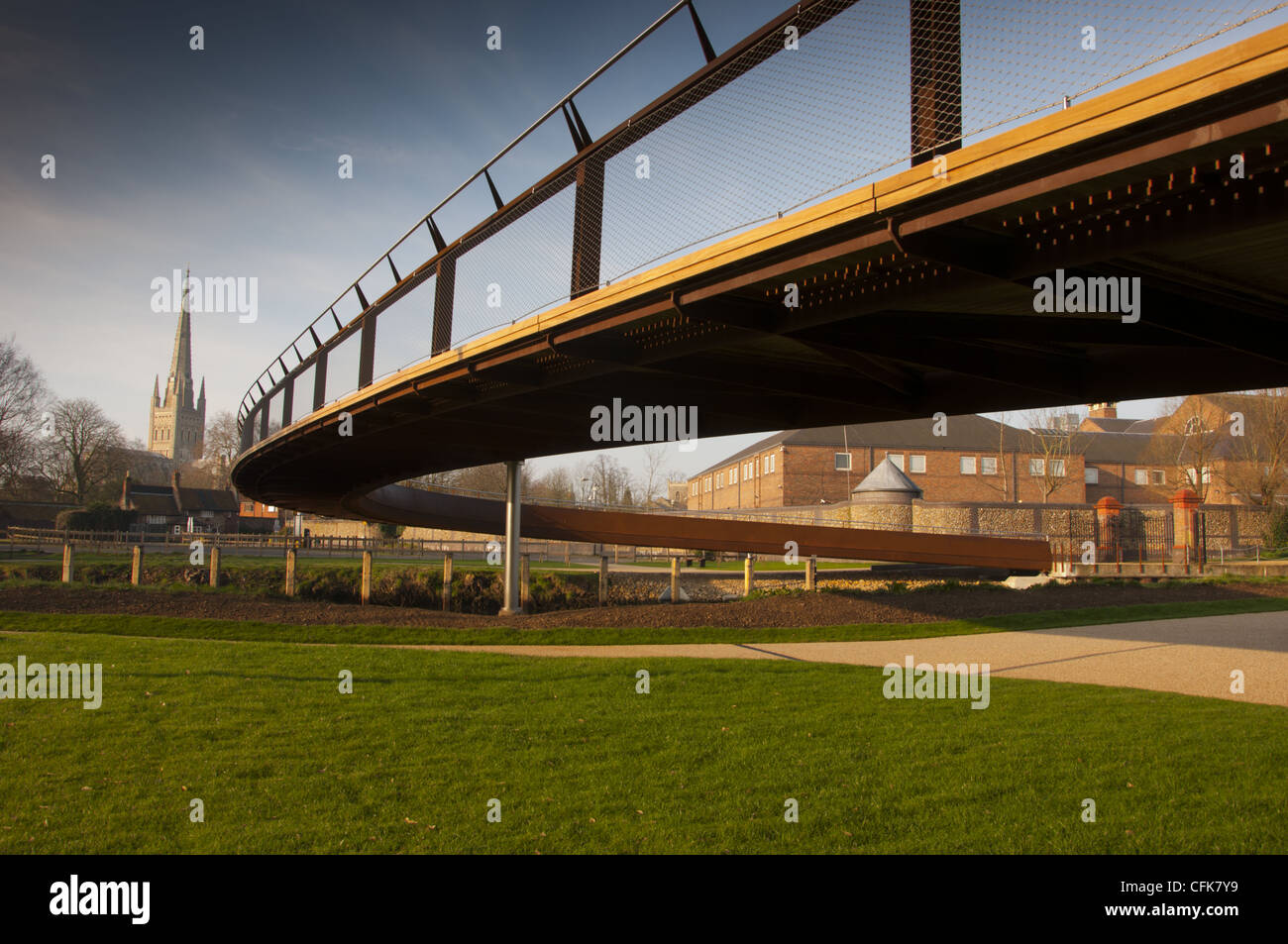 Peters Bridge Norwich Stock Photo - Alamy