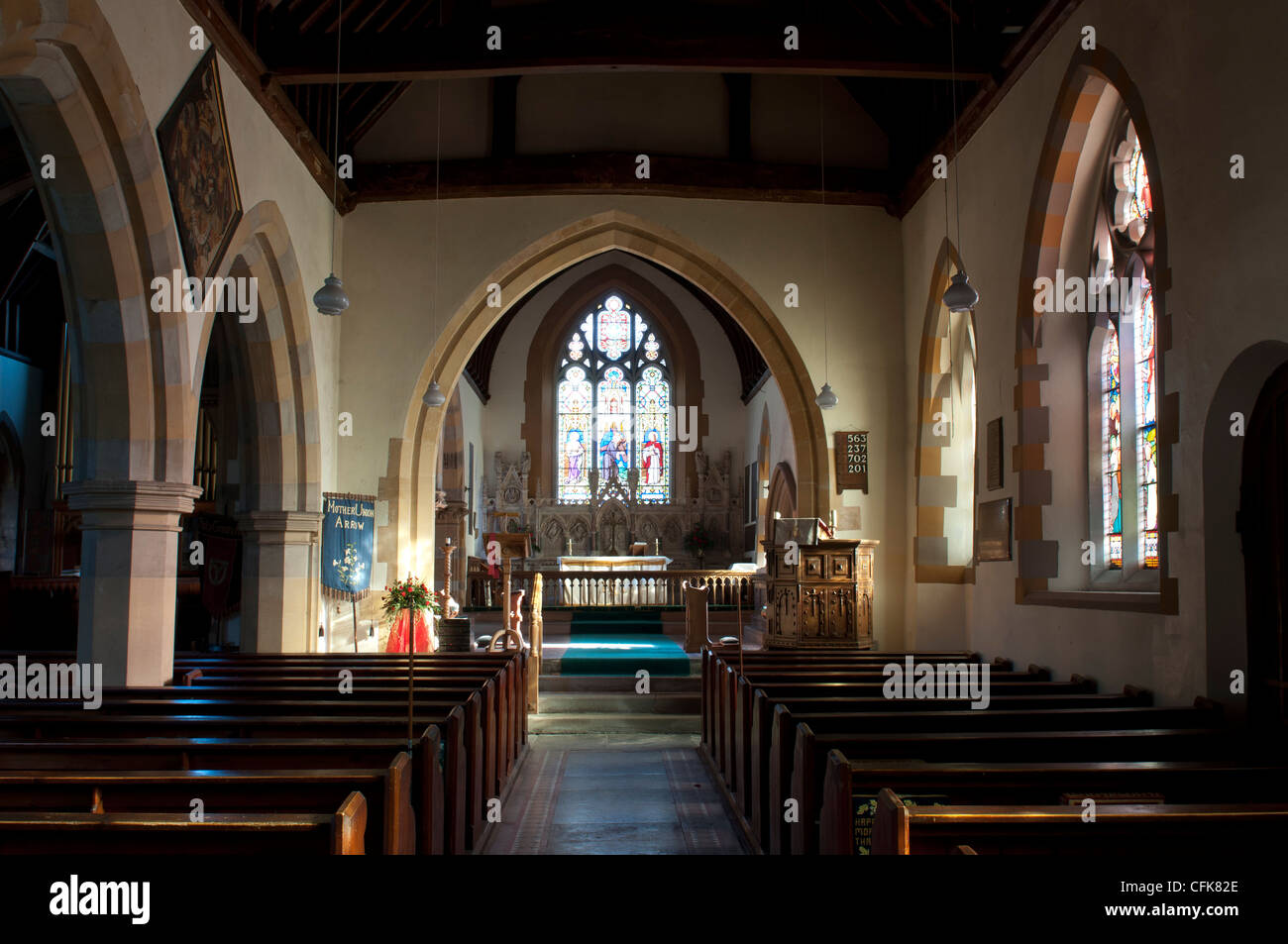 Holy Trinity Church, Arrow, Warwickshire, England, UK Stock Photo - Alamy