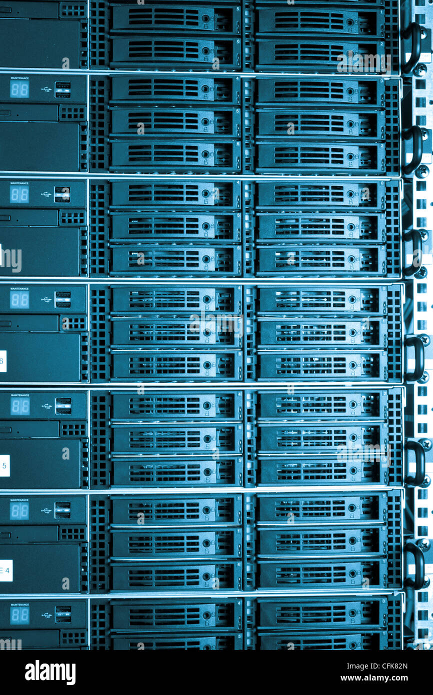 Data center with hard drives Stock Photo - Alamy