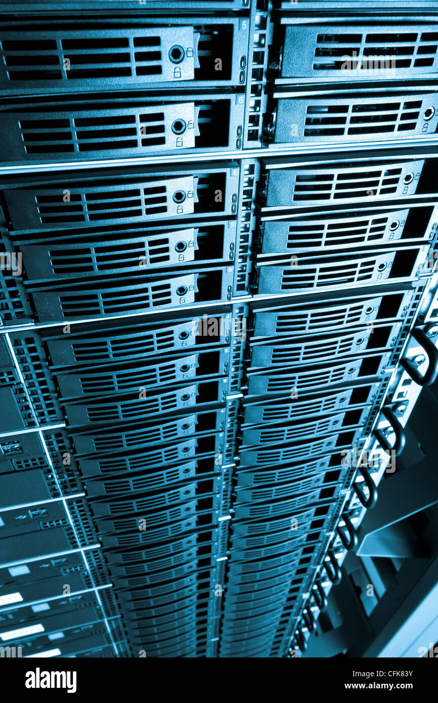 Data center with hard drives Stock Photo - Alamy