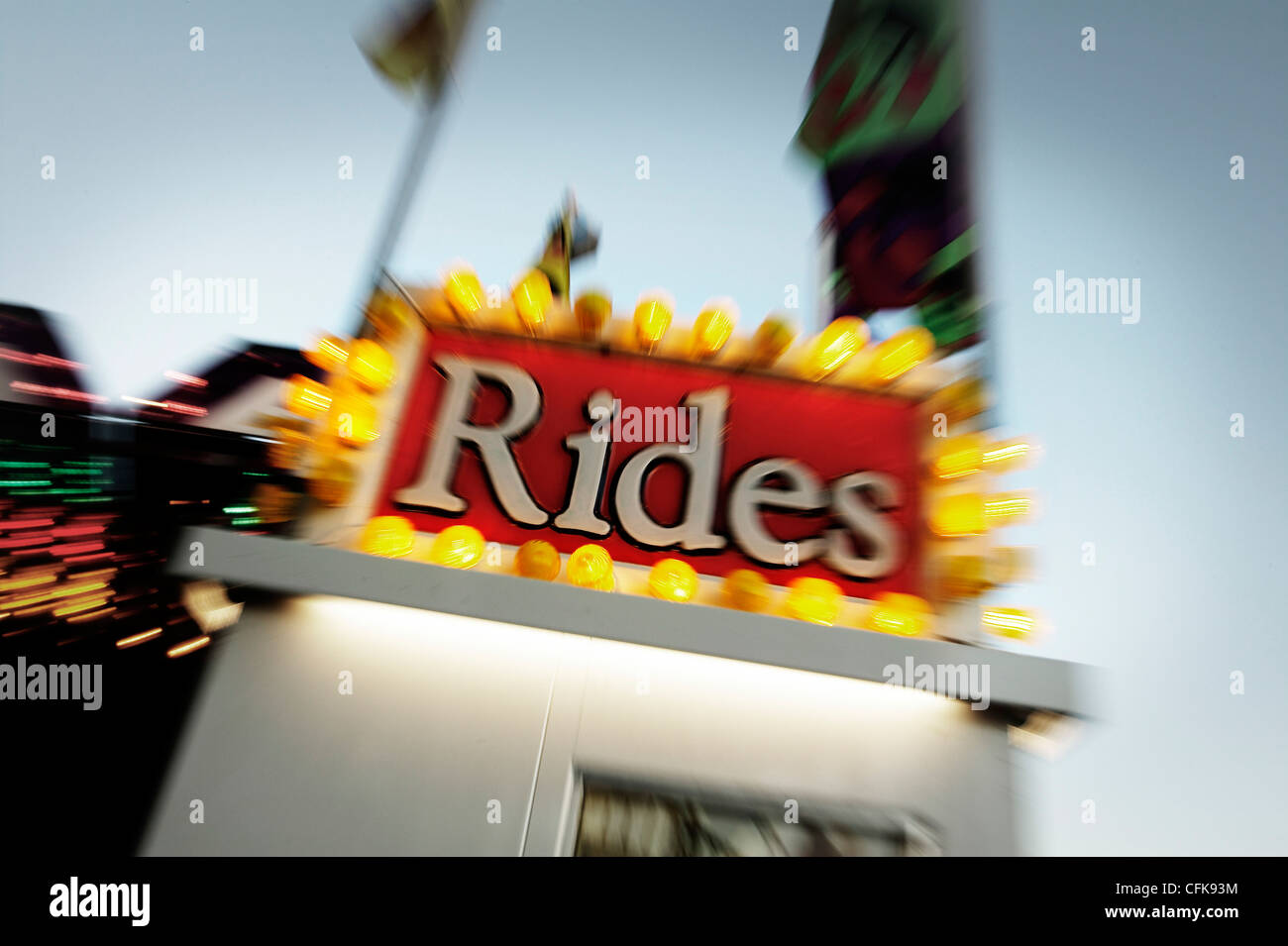 Ride Sign, CNE, Toronto, Ontario Stock Photo - Alamy
