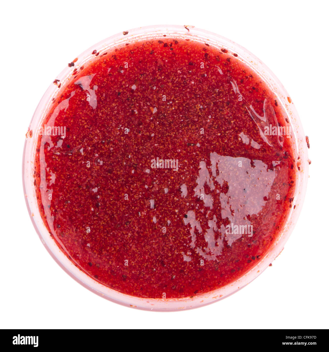 body scrub isolated on white background Stock Photo - Alamy