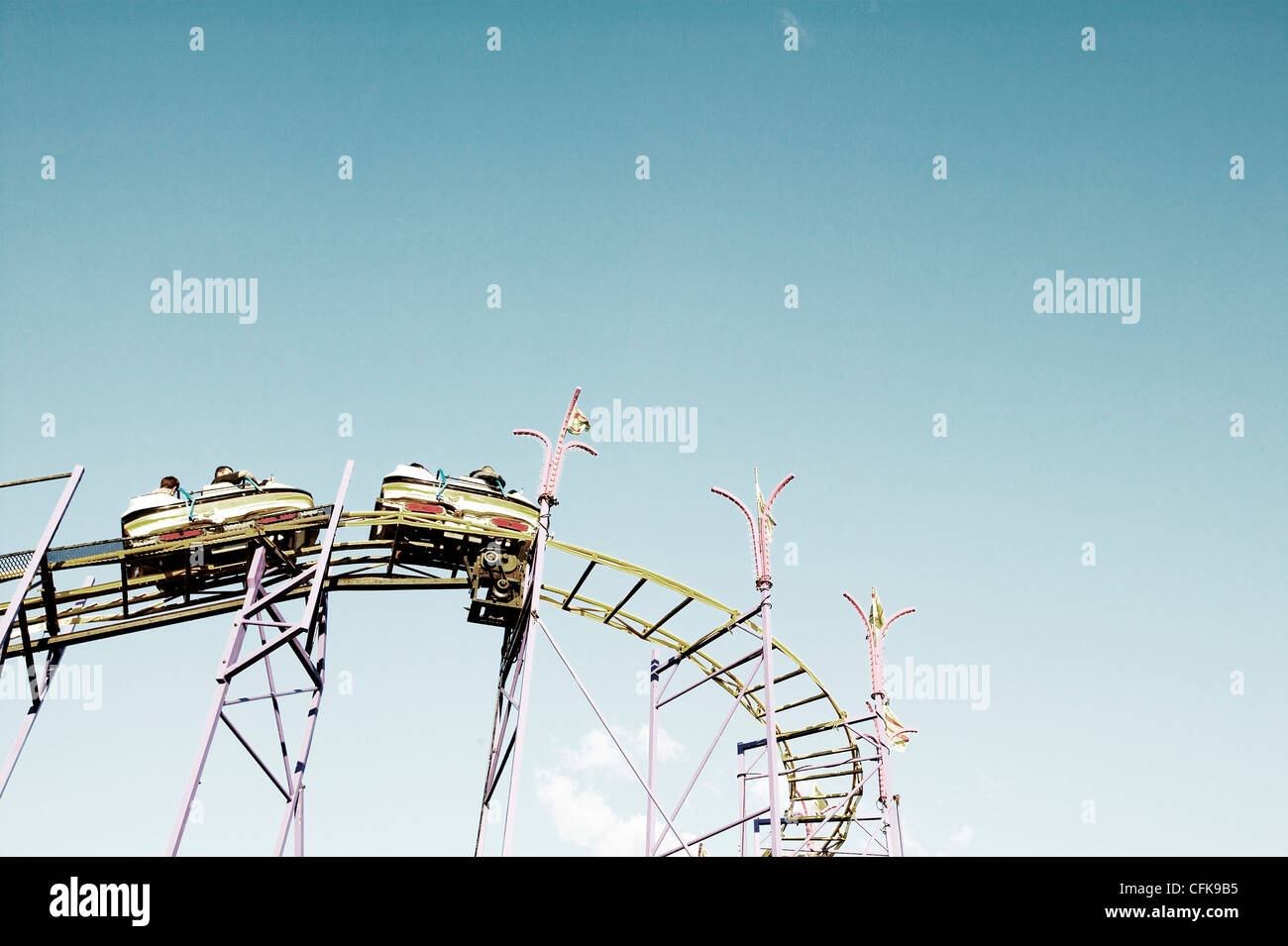 Rollercoaster canadian national exhibition toronto hi-res stock ...