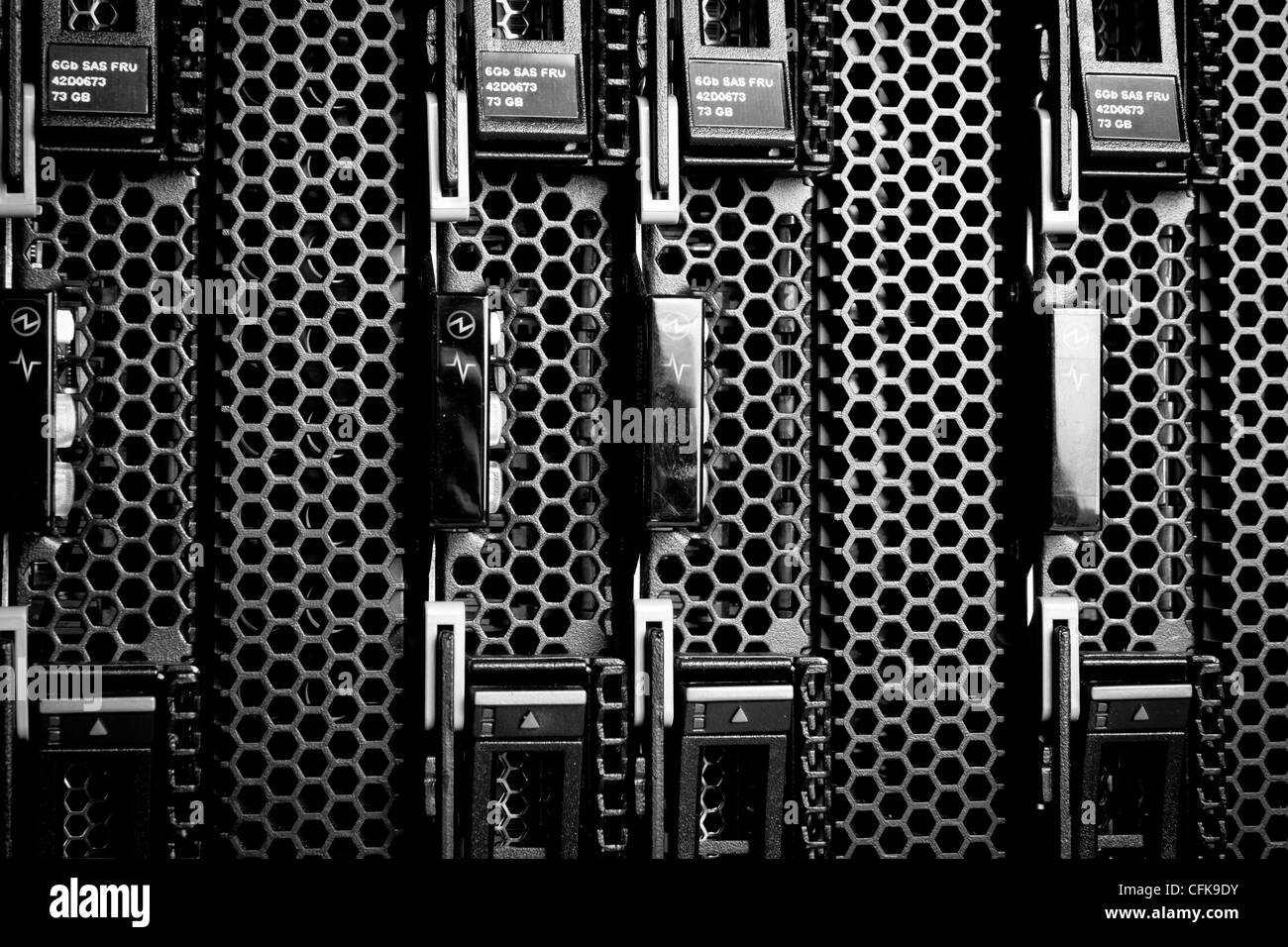 Detail of hard drive cluster in data center Stock Photo - Alamy