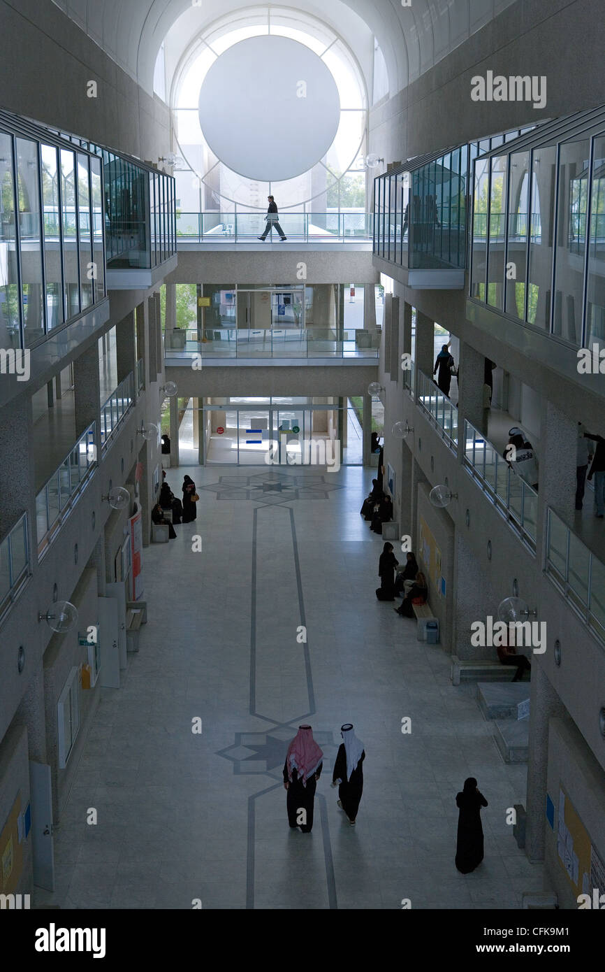 Bahrain, central desertic area, the Gulf Bahrain University Stock Photo ...