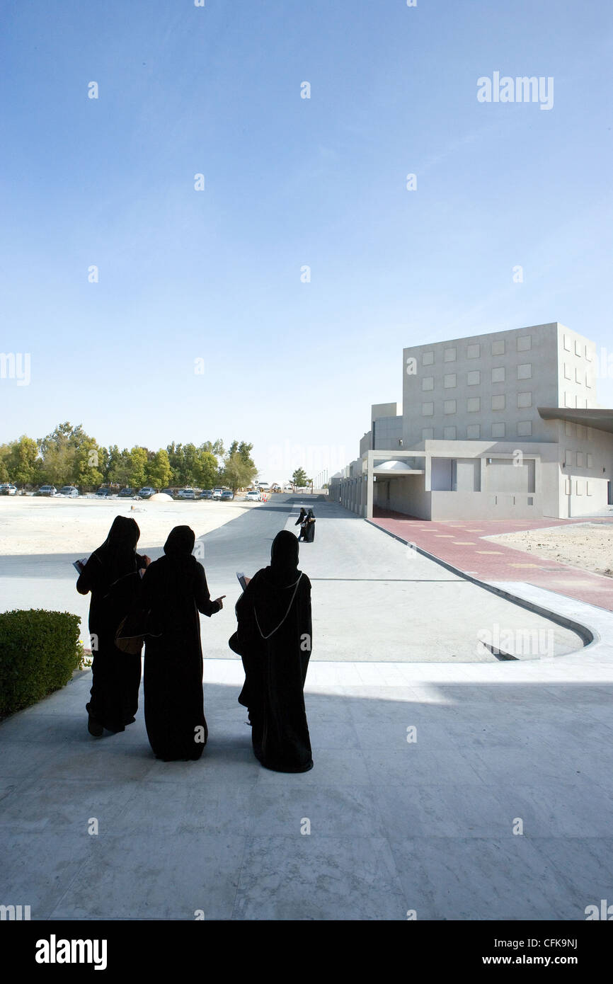 Bahrain, central desertic area, the Gulf Bahrain University Stock Photo ...