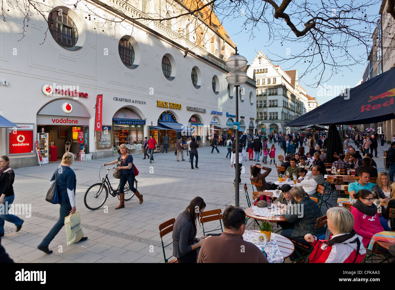 Pedestrian zone in the city hi-res stock photography and images - Alamy