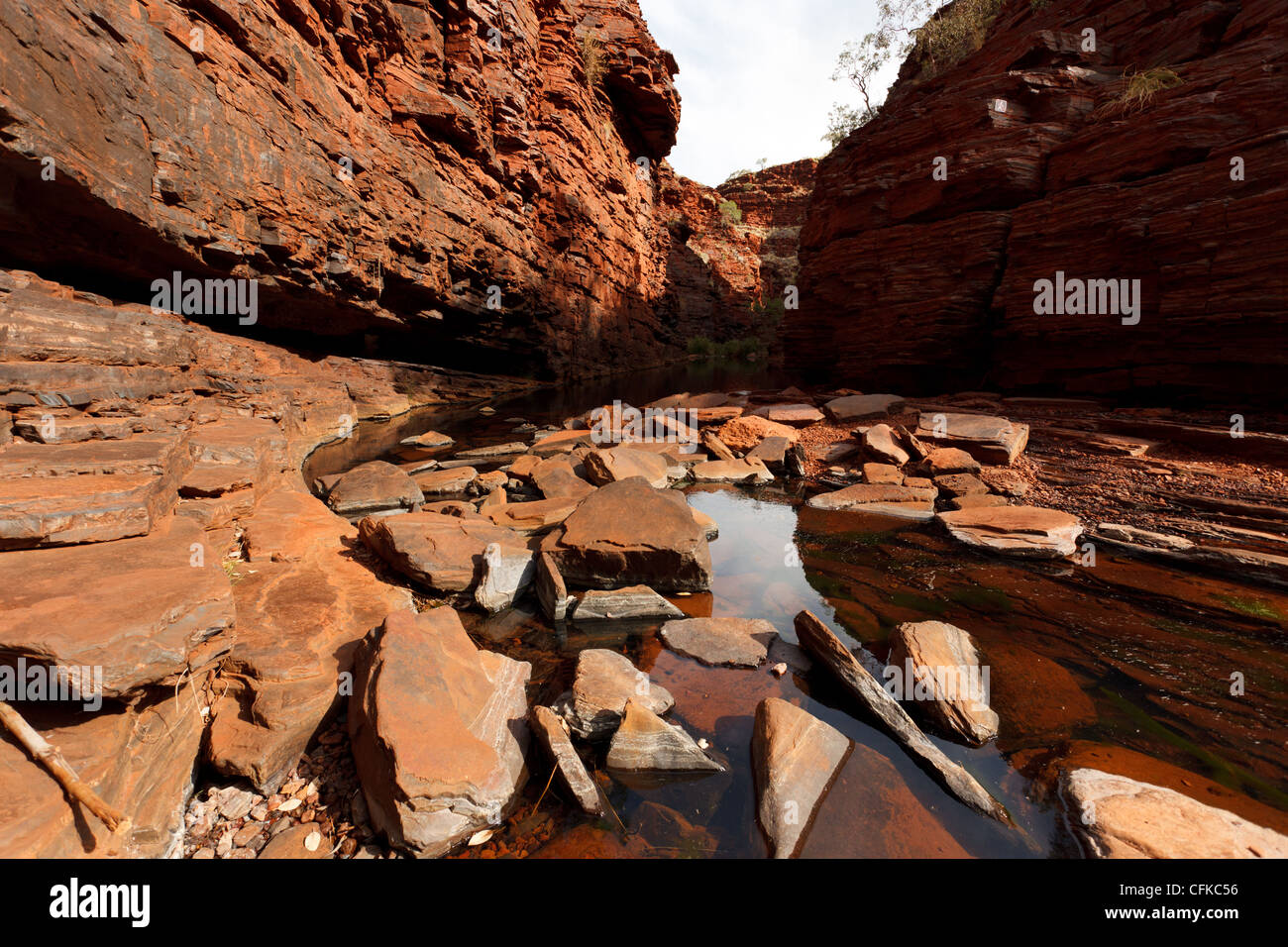 Karijini national park Hancock Gorge, Western Australia Stock Photo - Alamy