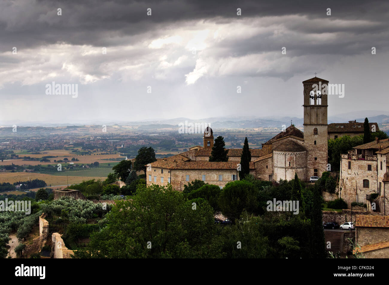 Assisi valley view of assisi hi-res stock photography and images - Alamy