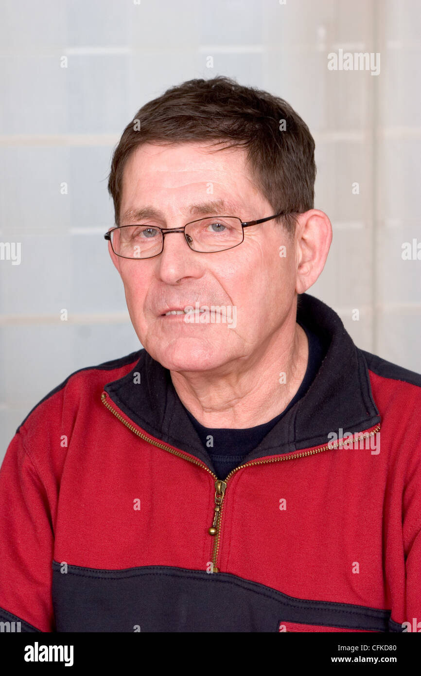 Serious portrait of tired senior man Stock Photo - Alamy Serious portrait of tired senior man Stock Photo - Alamy