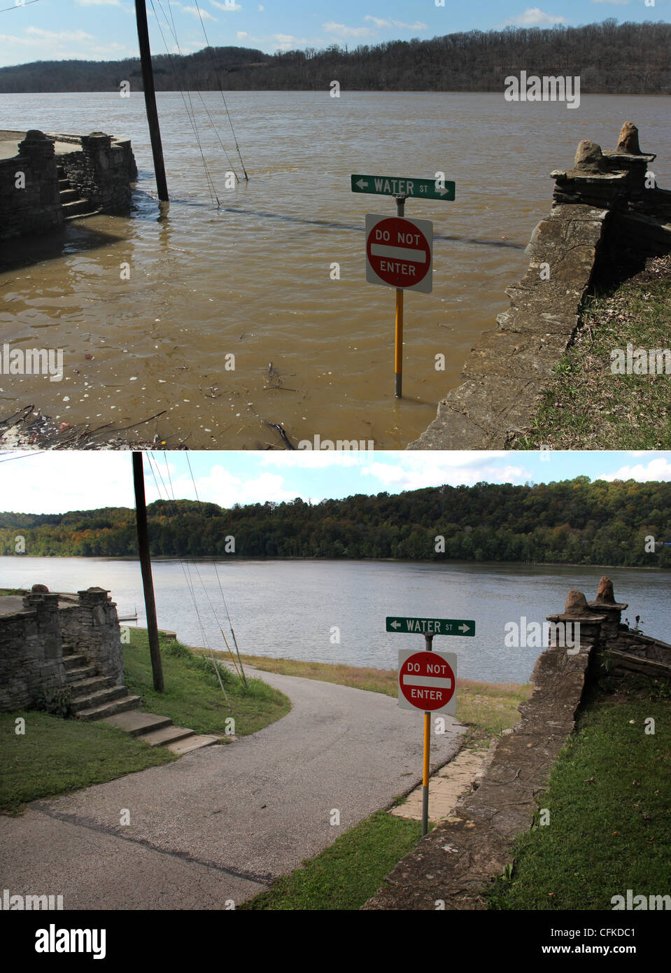 Before And After Flood
