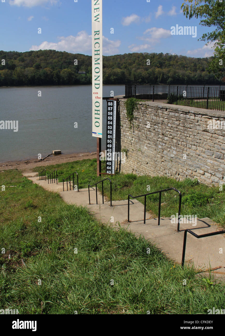 Flood water marker hi-res stock photography and images - Alamy