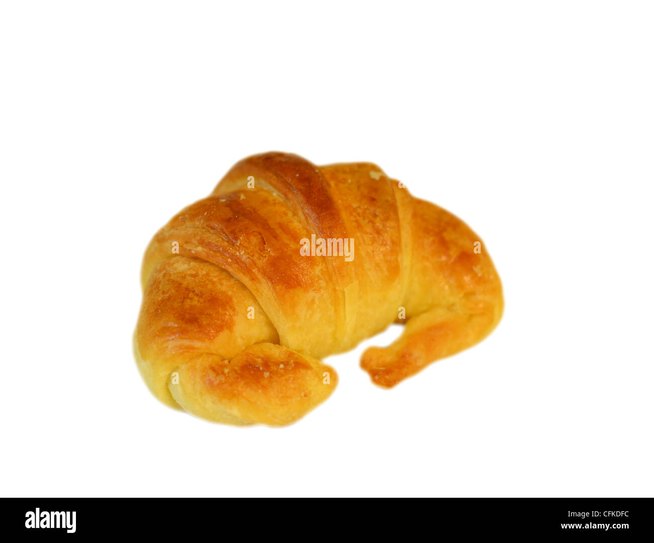 Single fresh croissant Stock Photo - Alamy