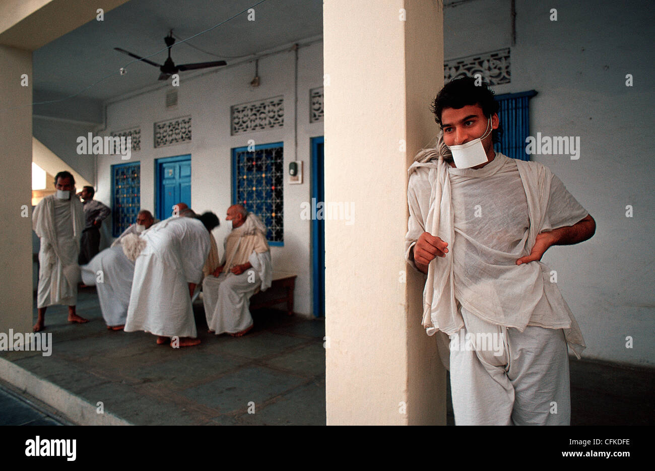 Jaïn monks belonging to the swetambar sect ( India Stock Photo - Alamy