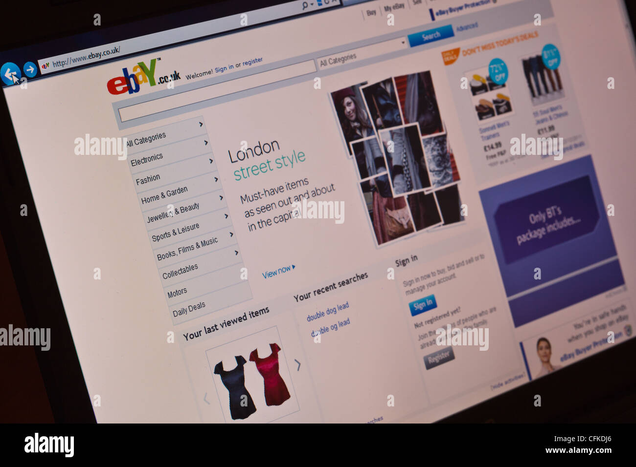 Ebay auction site hi-res stock photography and images - Alamy