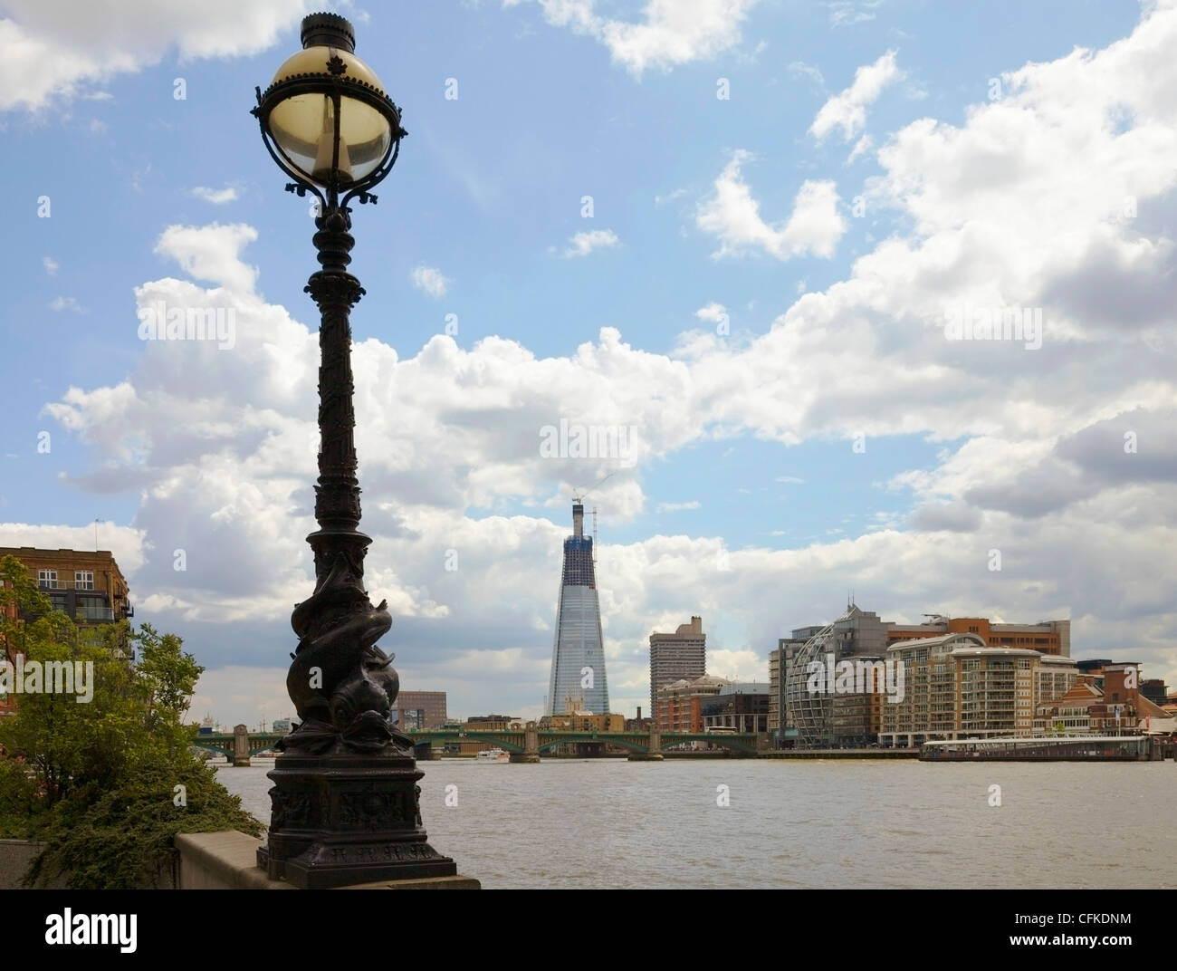 The Shard on the horizon, London, UK Stock Photo - Alamy