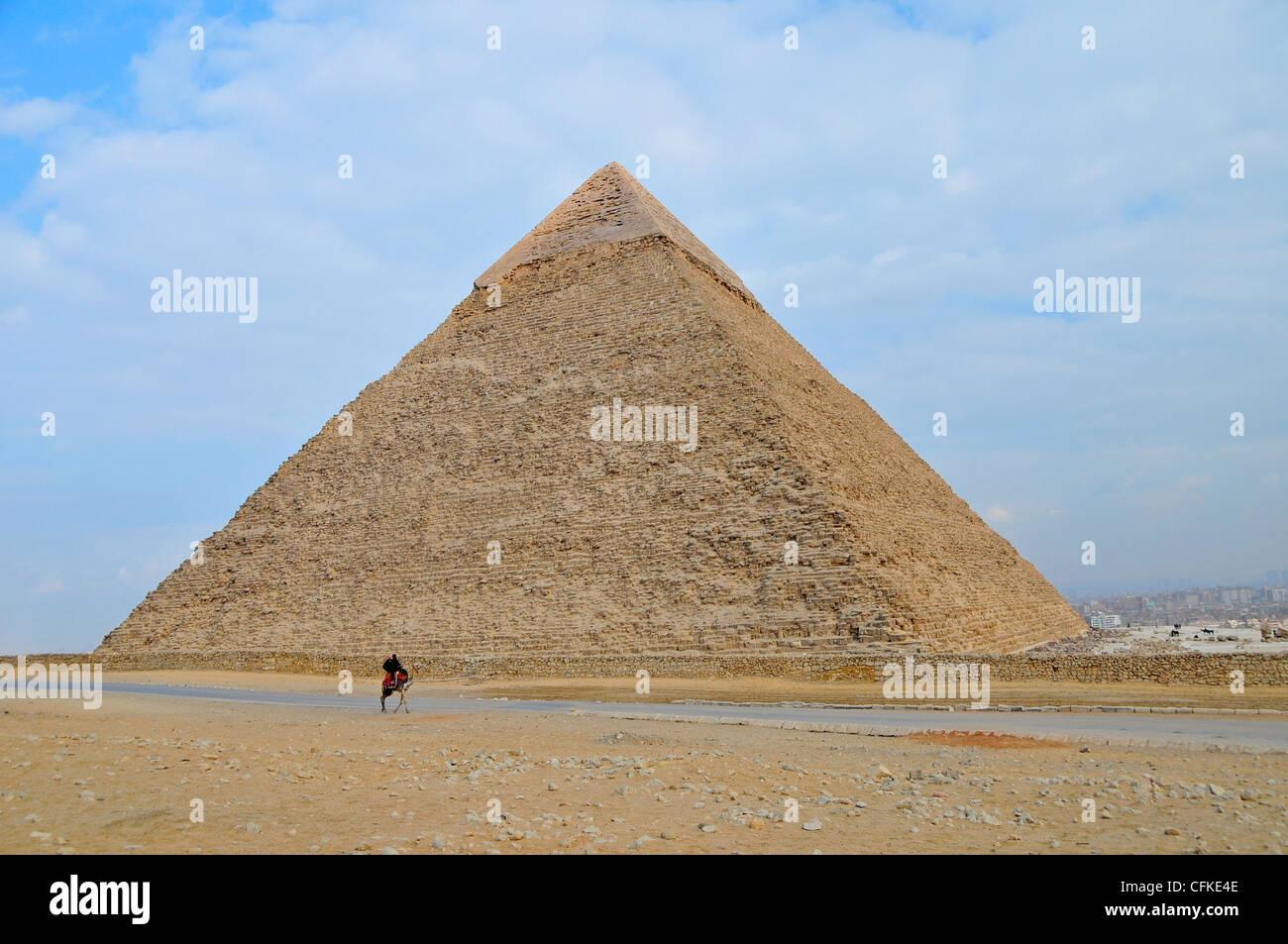 Cairo Great pyramid at Egypt Middle east Stock Photo - Alamy