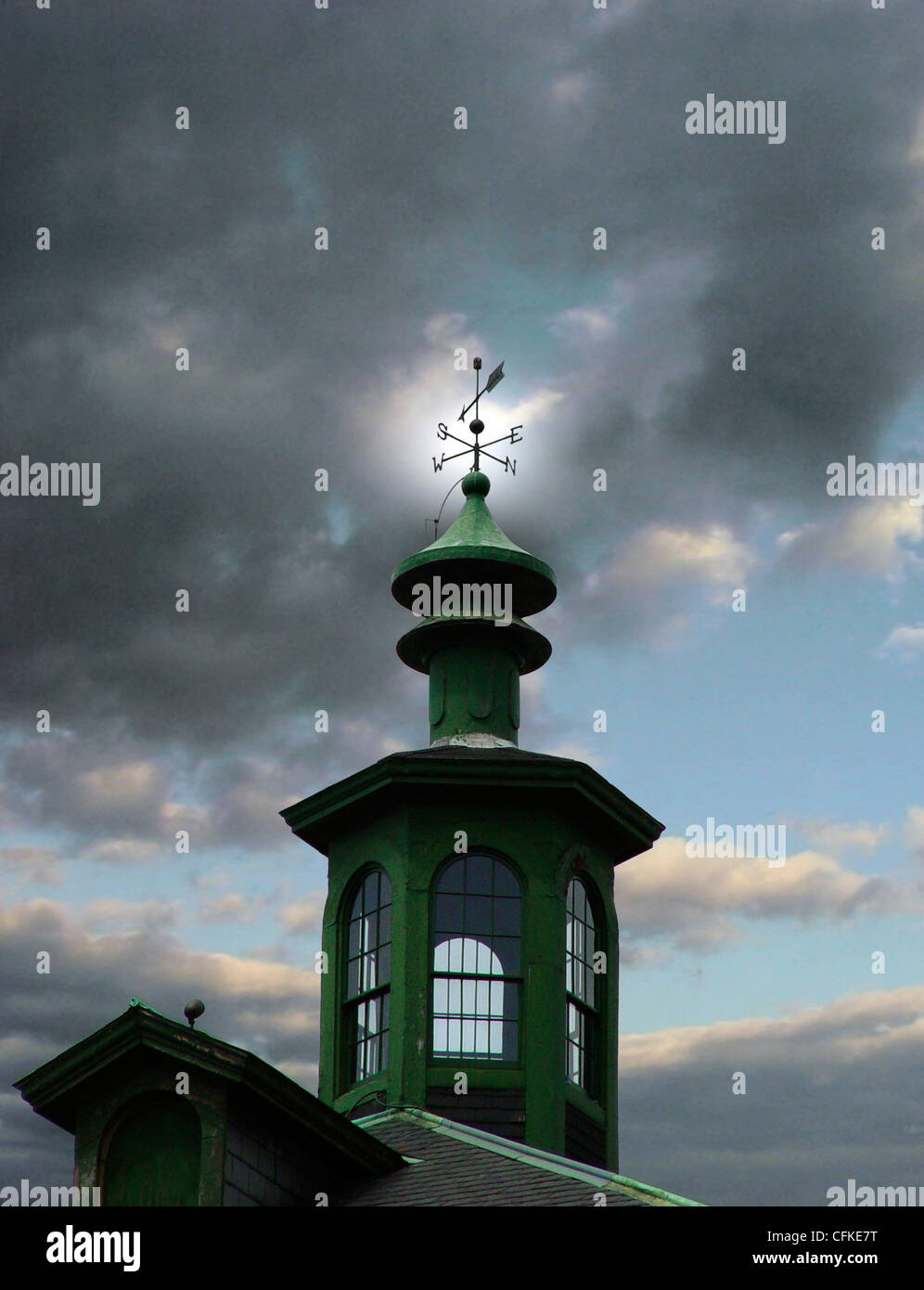 Weathervane on Roof of Historic Building, in Distillery District ...