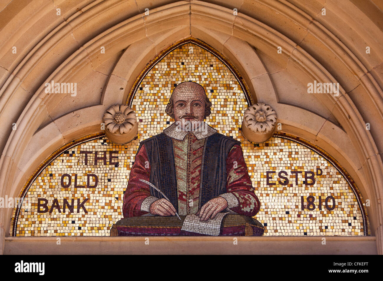 Warwickshire, Stratford on Avon, Chapel Street, Old Bank Building ...