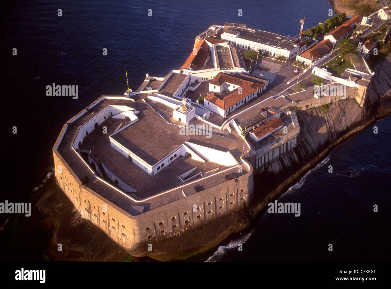 Santa Cruz fortress, Niterói city, Rio de Janeiro State, Brazil Stock ...