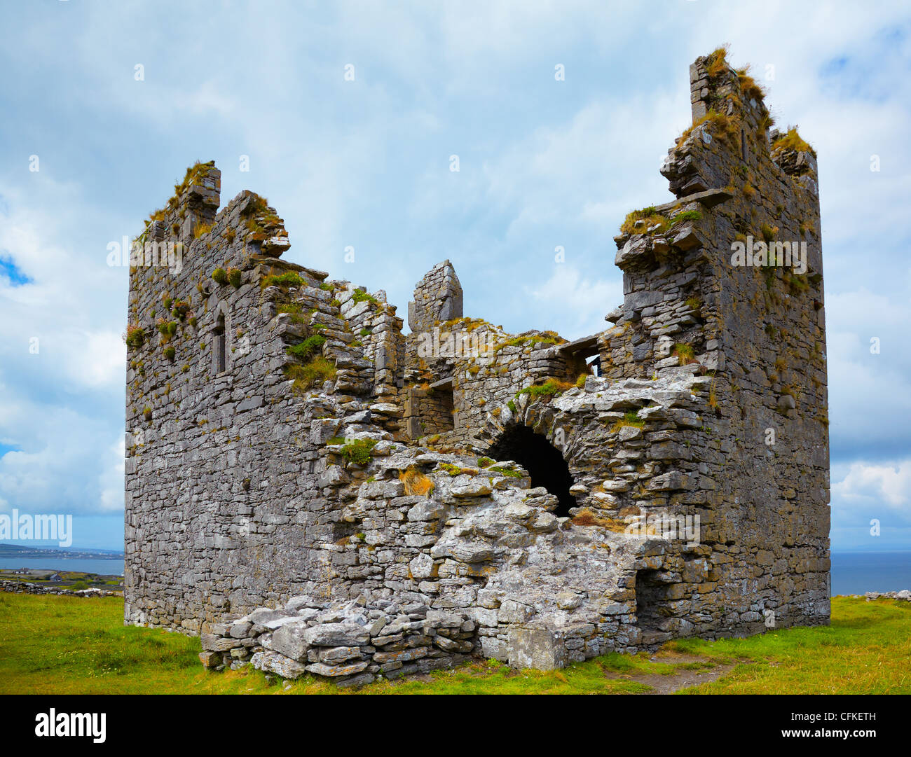 Exterior of O'Brien's Castle on Inisheer Island, Ireland Stock Photo ...