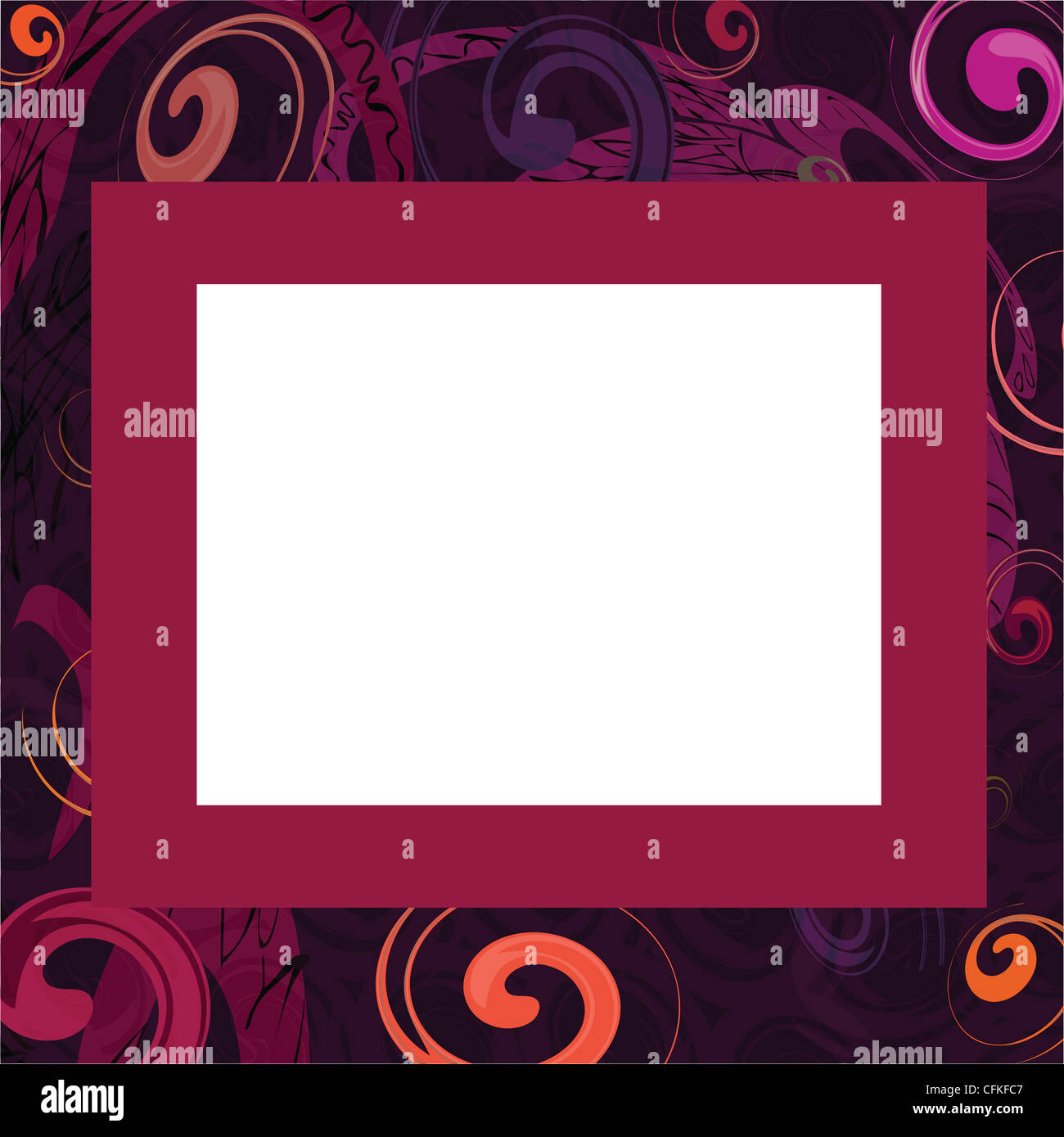 Abstract frame, vector, illustration Stock Photo - Alamy