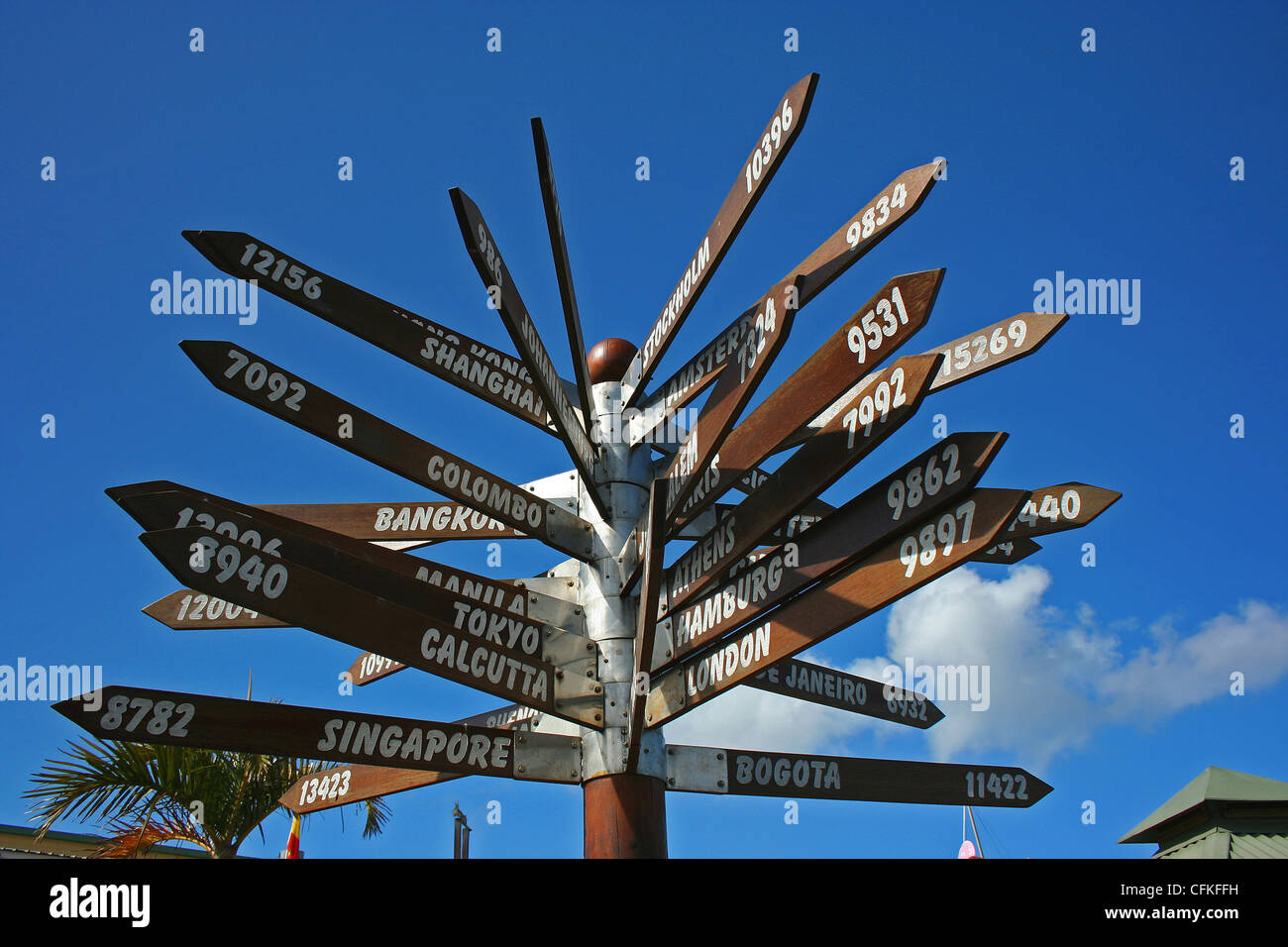 signpost cape town Stock Photo - Alamy