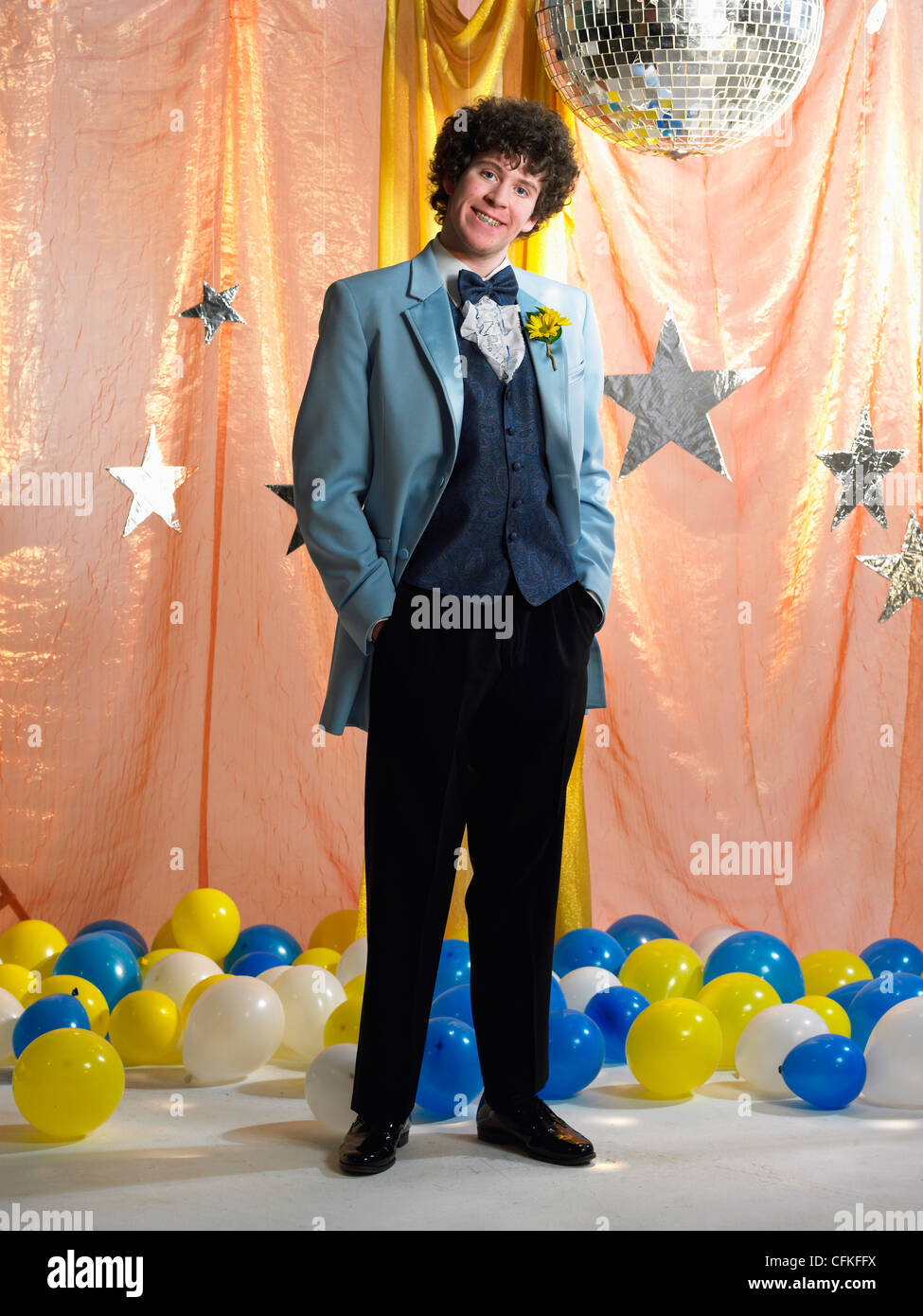 Young Man Dressed for the Prom Stock Photo - Alamy