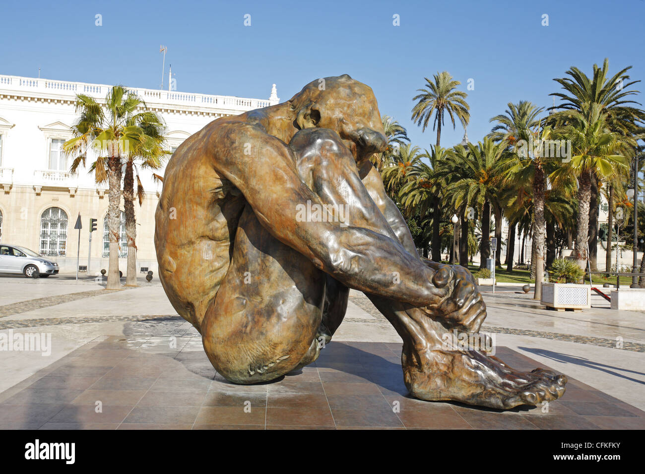 El Zulo (the hideout) sculpture, a tribute to the victims of terrorism ...
