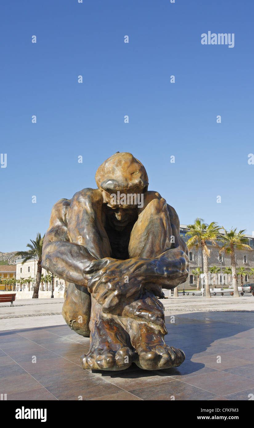 El Zulo (the hideout) sculpture, a tribute to the victims of terrorism ...