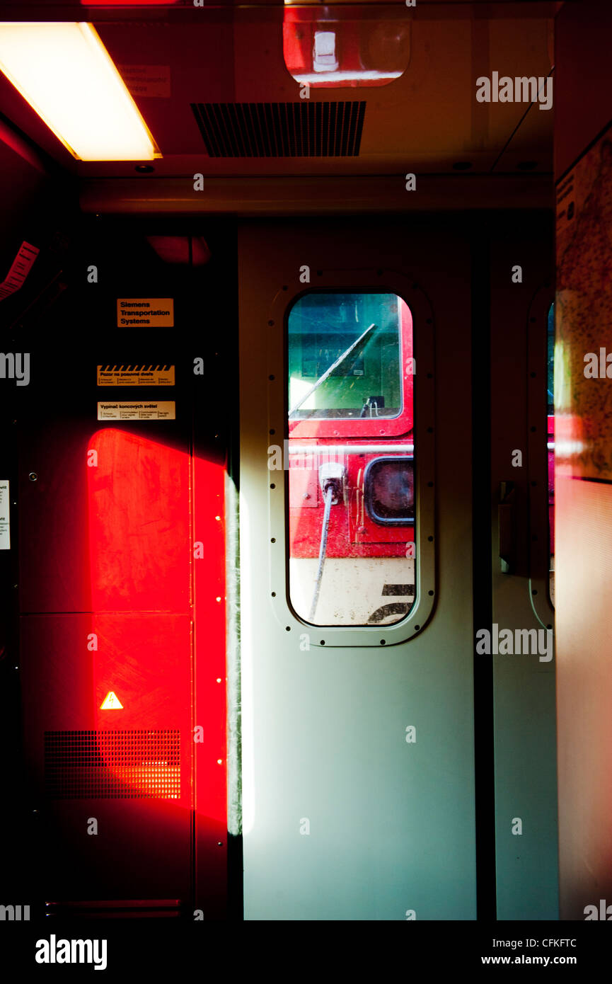 Train and cars hi-res stock photography and images - Alamy