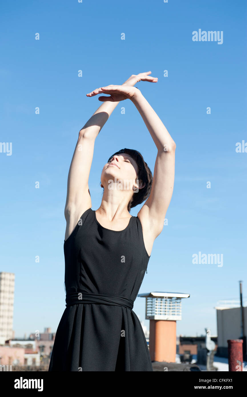 Dance woman reaching hi-res stock photography and images - Alamy
