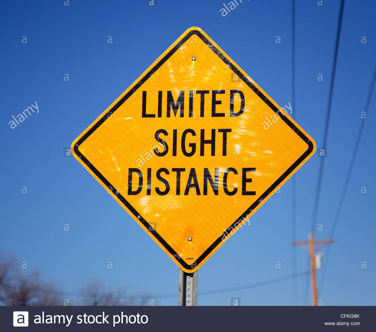 America Road Sign Distance High Resolution Stock Photography and Images ...
