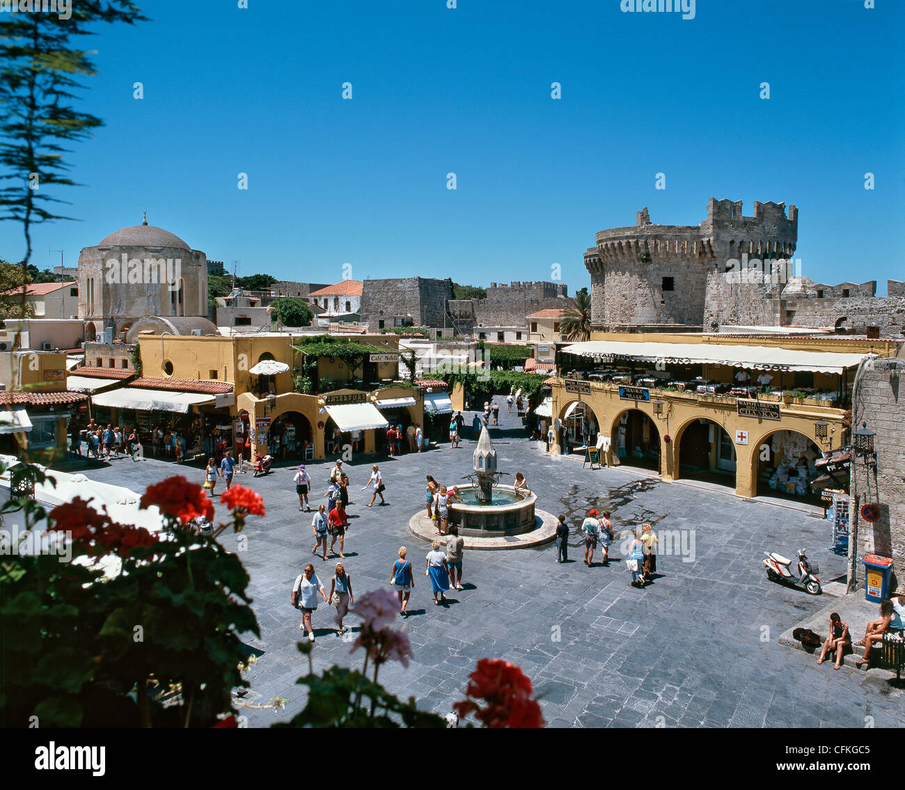 Rhodes Old Town Rhodes Greece Stock Photo - Alamy