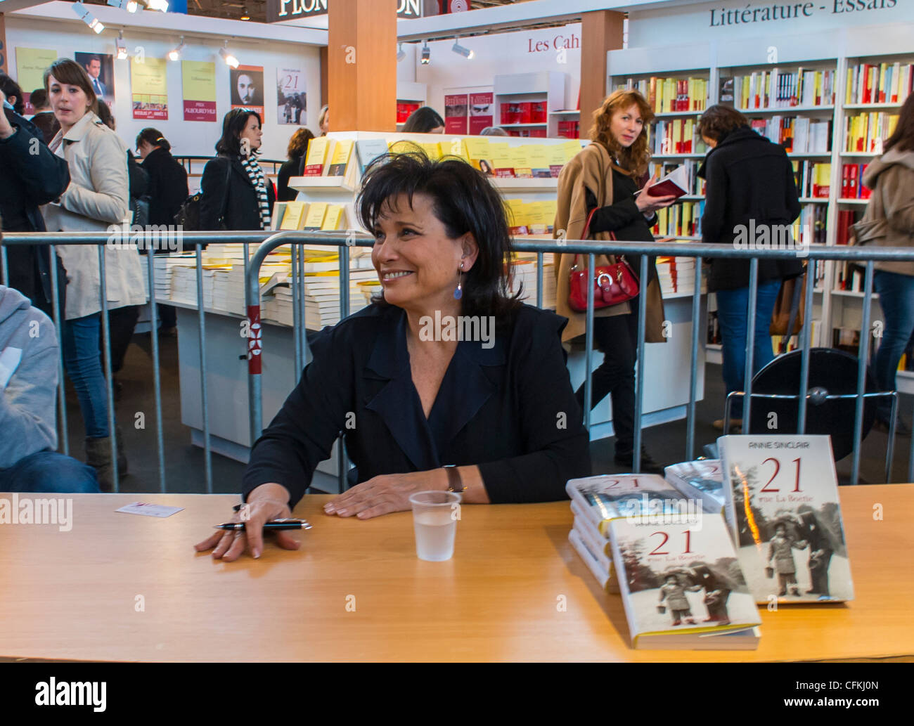 Paris, France, French American Writer Promoting Book, at French Salon ... Paris, France, French American Writer Promoting Book, at French Salon ...