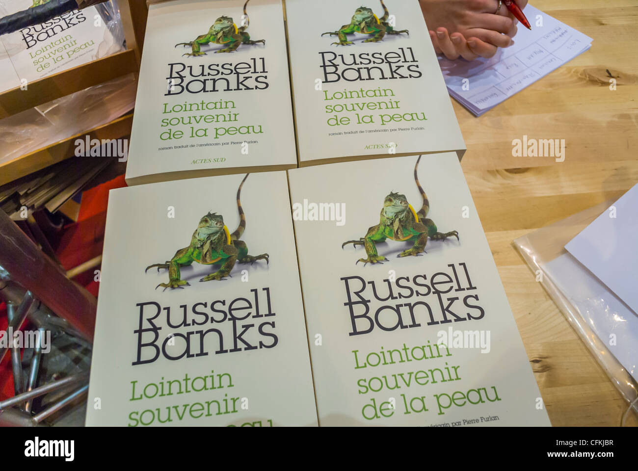 Paris, France, "Russel Banks" detail books, Writer, Signing Books at ...
