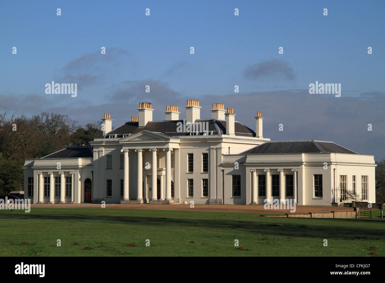 Hylands House, a Grade II* neo-classical villa situated within Hylands ...