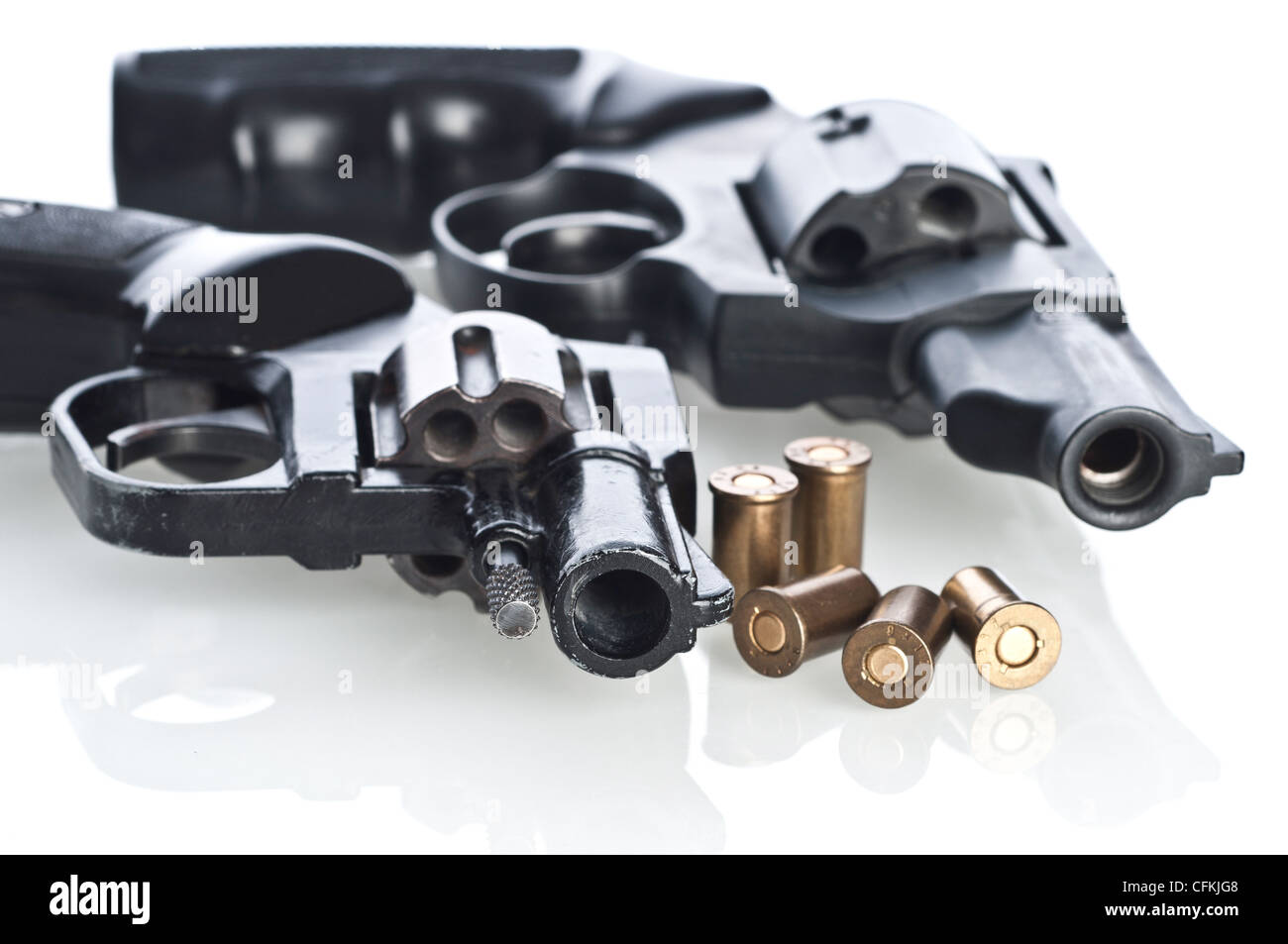 Side shot black revolver hi-res stock photography and images - Alamy