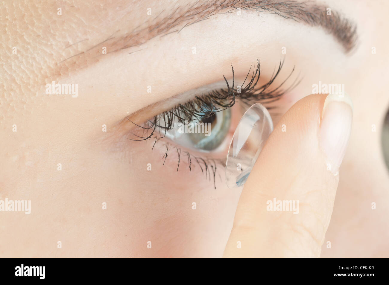 Beautiful human eye contact lens hi-res stock photography and images ...