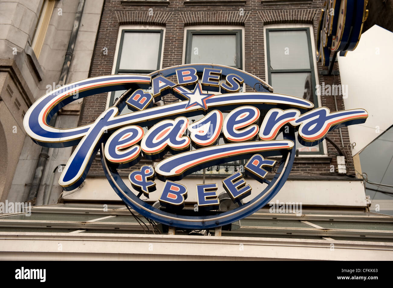 Teasers Babes & Beer Bar Amsterdam Holland Netherlands Europe EU Stock ...