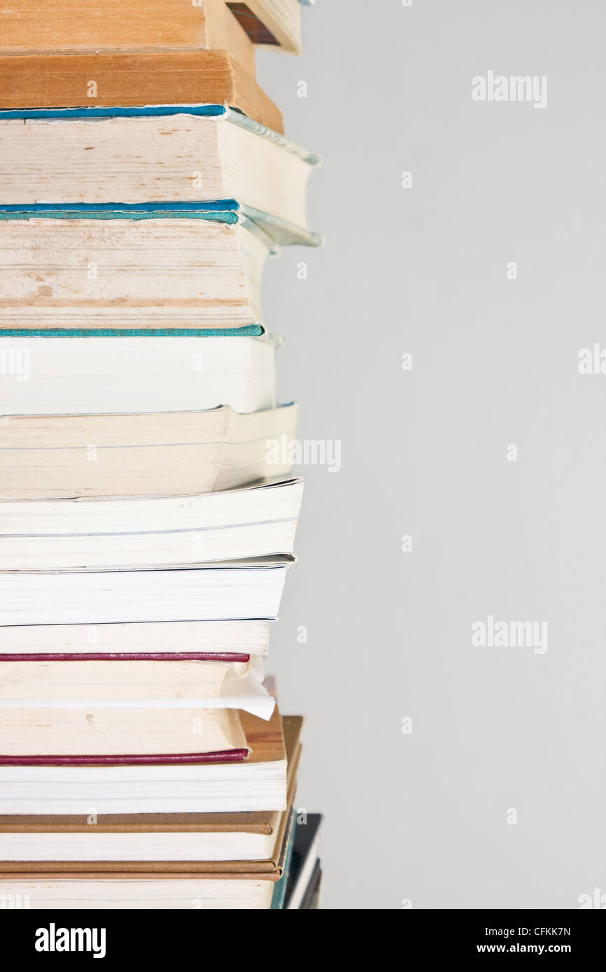 A heap of books Stock Photo - Alamy