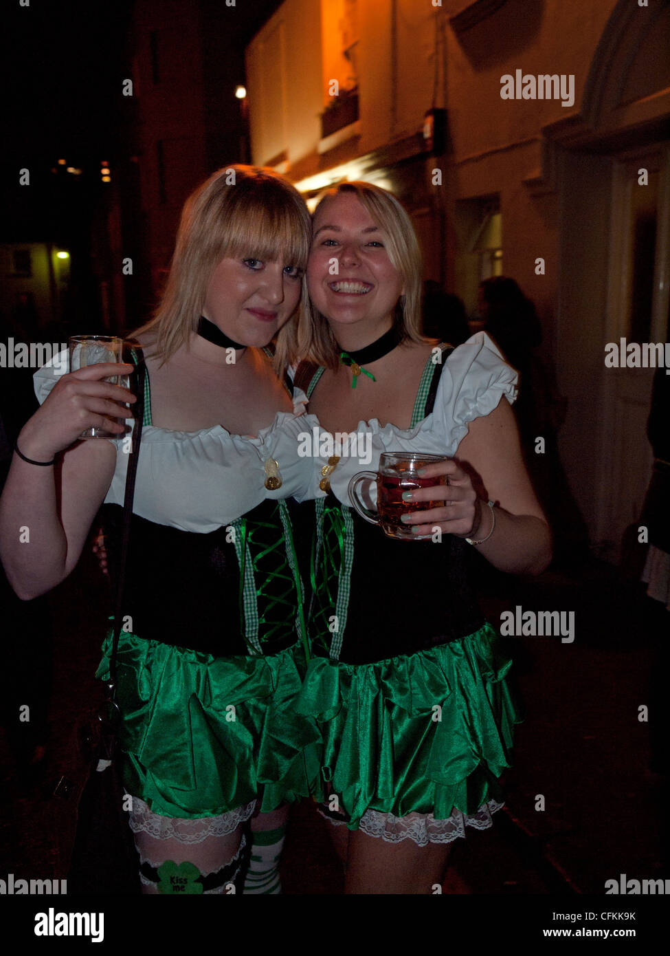 Irish costumes for Saint Patrick's Day Stock Photo - Alamy