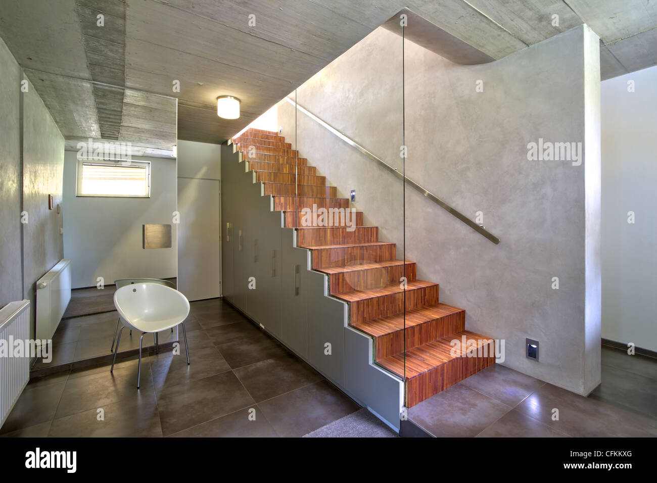 Hallway in modern house Stock Photo - Alamy