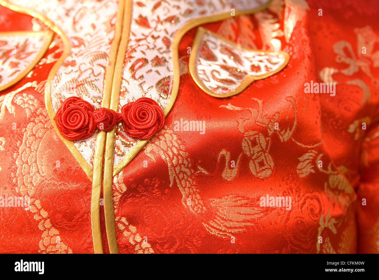 Asian woman wearing traditional Chinese costume Stock Photo - Alamy