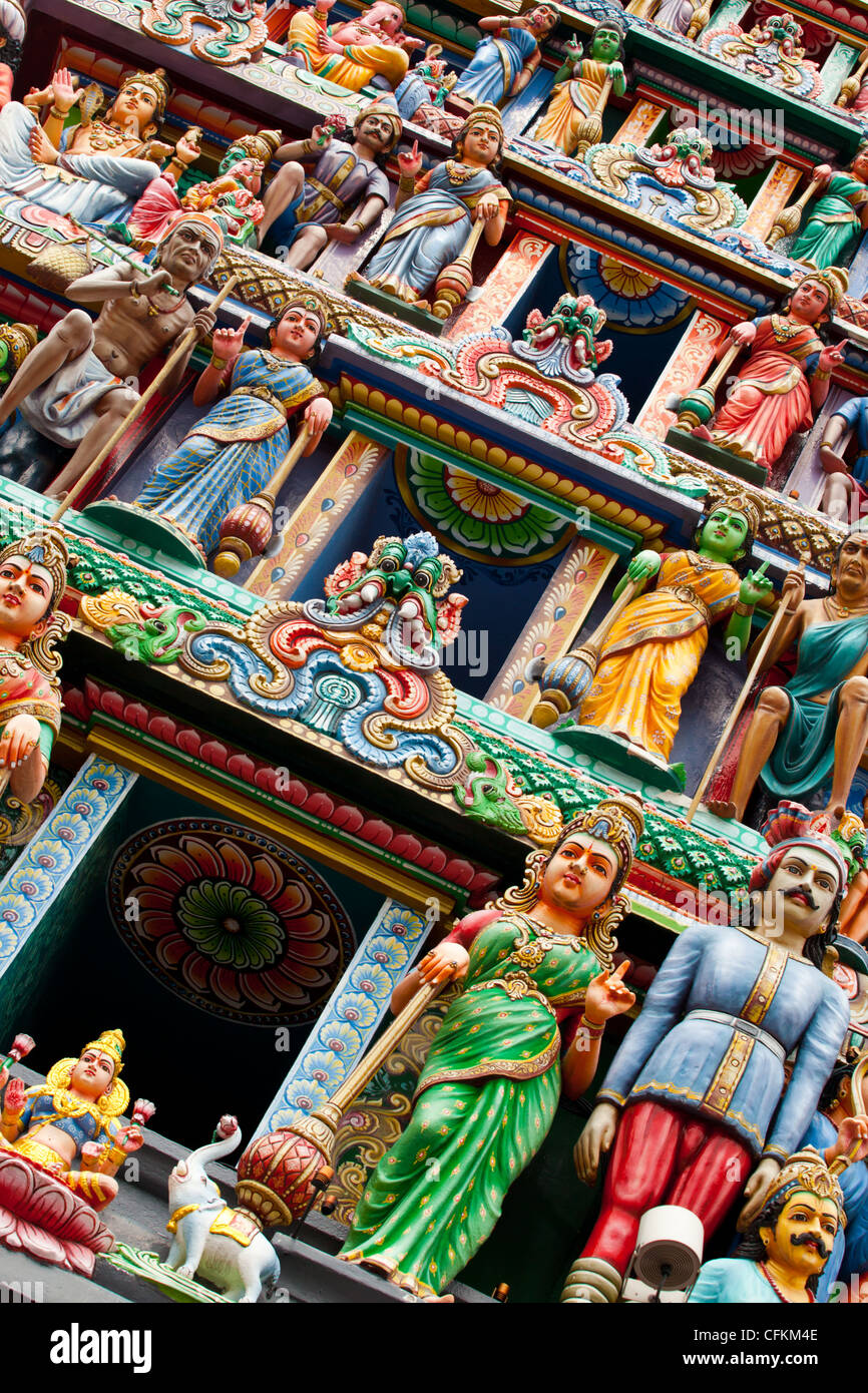 Sri Mariamman Temple Detail Stock Photo - Alamy