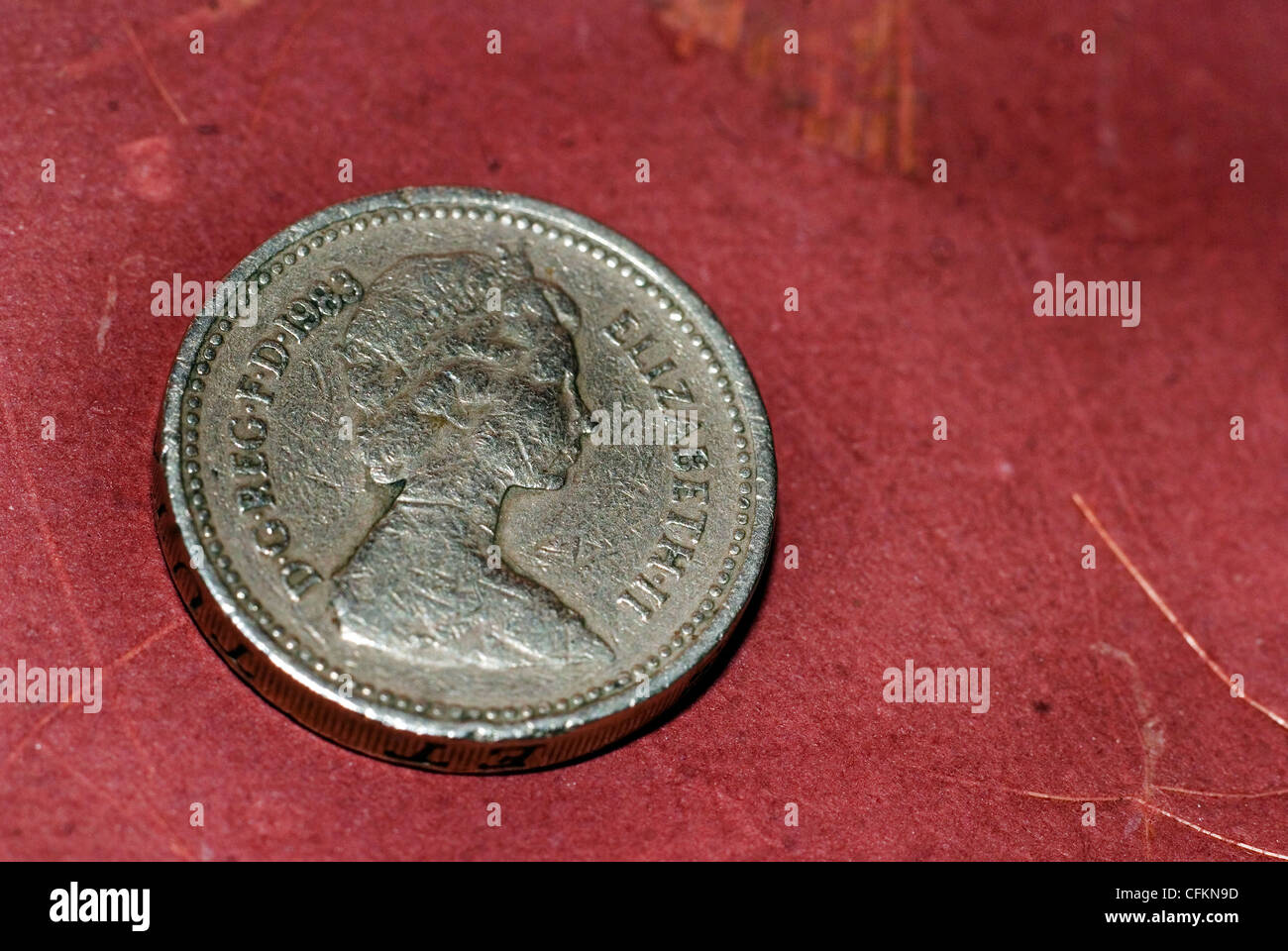 Pound Sterling Coin Stock Photo - Alamy