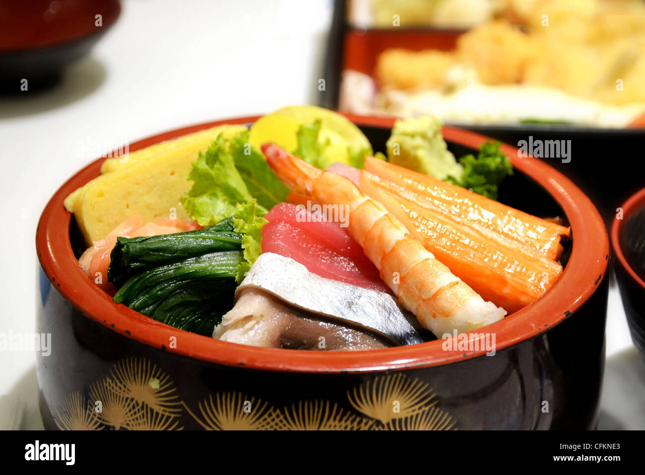 delicious sashimi is japanese cuisine Stock Photo - Alamy