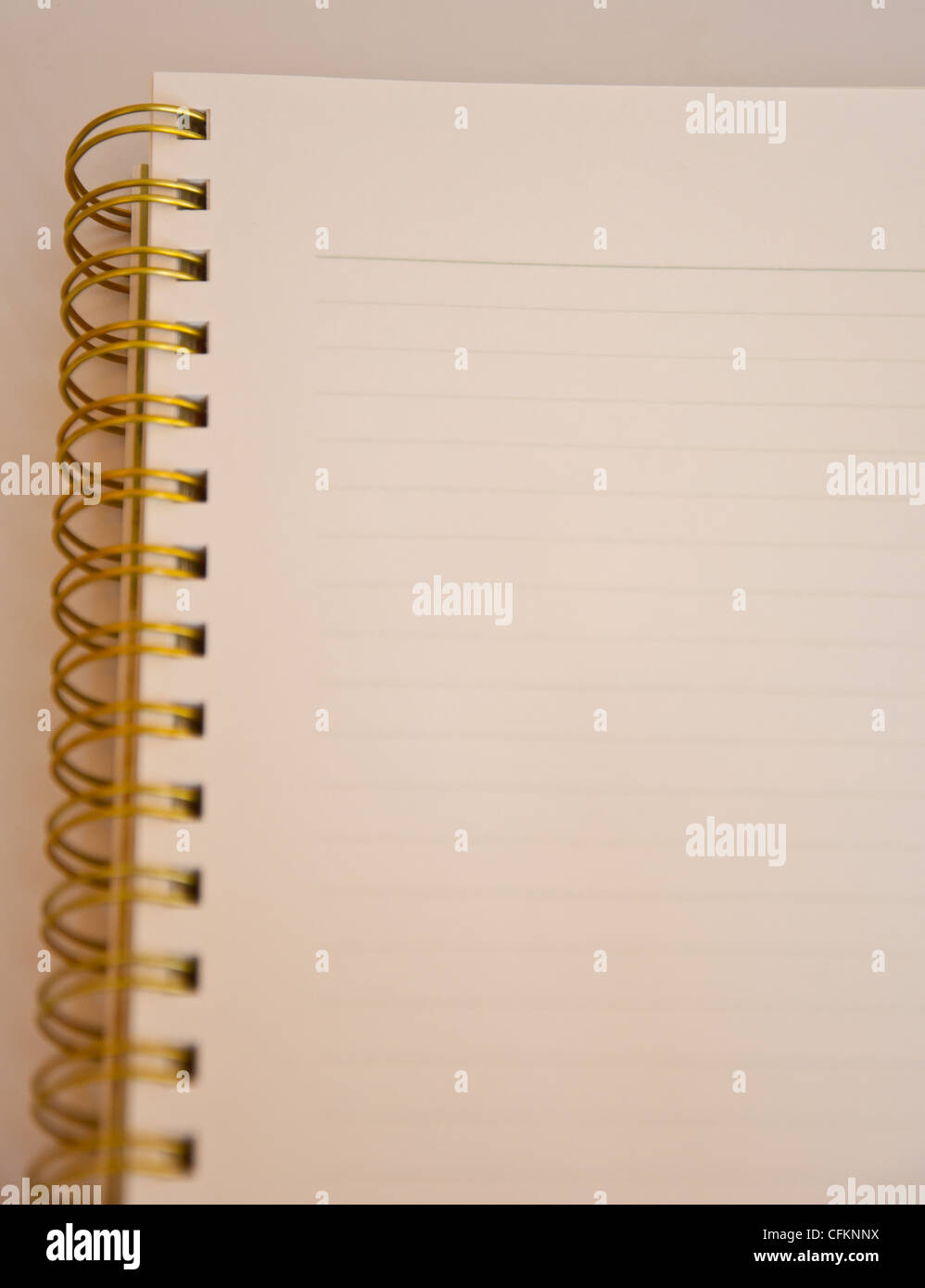 old blank notebook on white background Stock Photo - Alamy